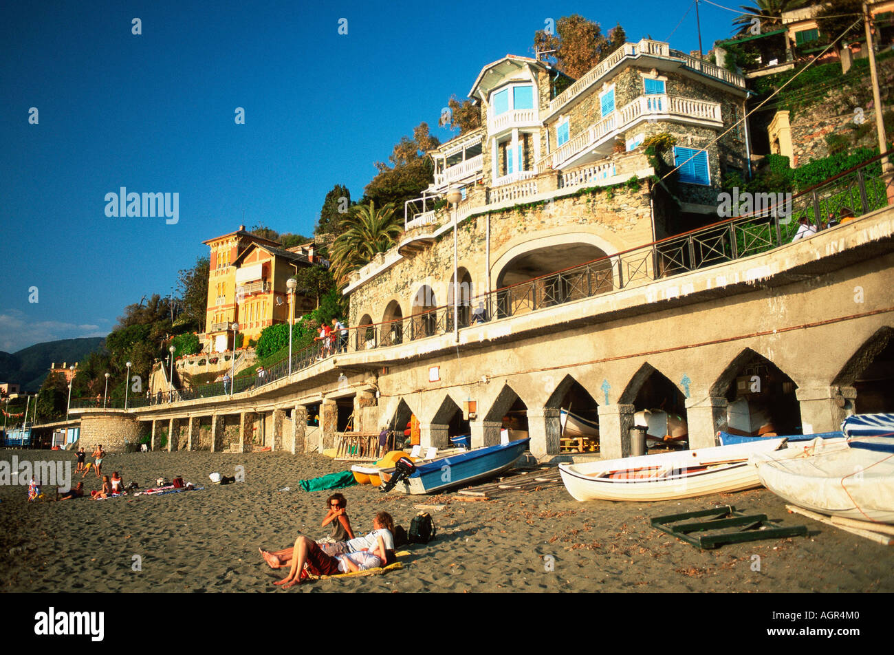 Beach / Levanto / Strand Stock Photo - Alamy