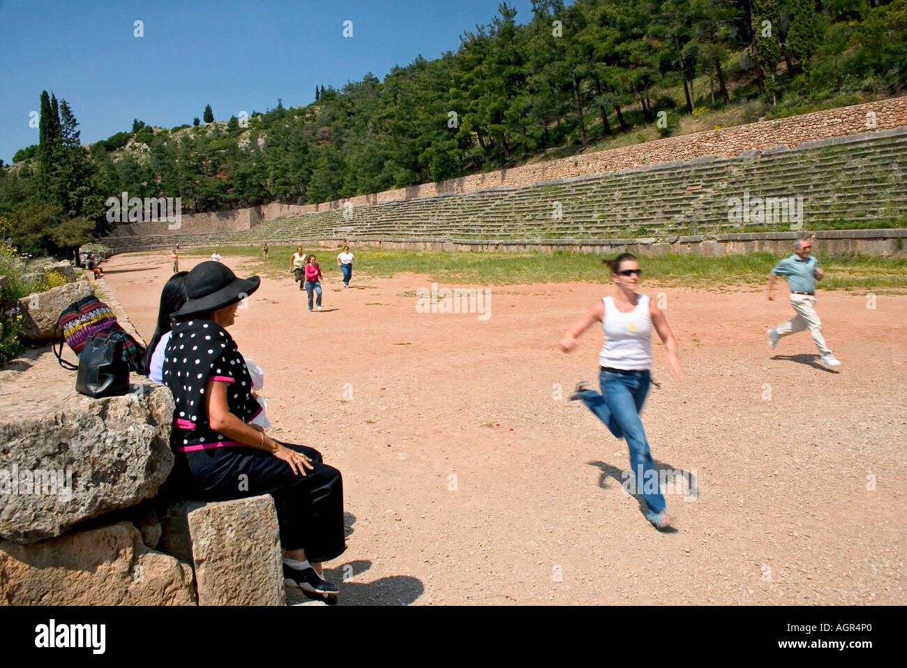 Stadium / Delphi Stock Photo - Alamy