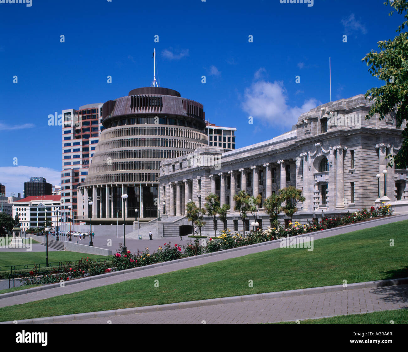 Parliament building Wellington North Island New Zealand Stock Photo - Alamy