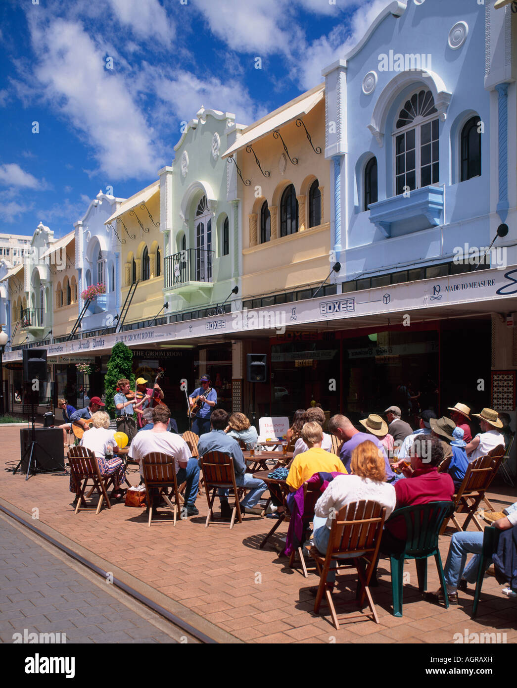 Christchurch new zealand regent street hi-res stock photography and ...