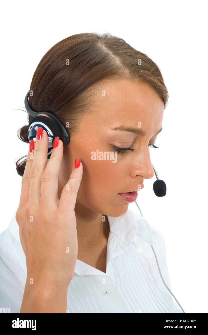 Business woman calling Stock Photo - Alamy