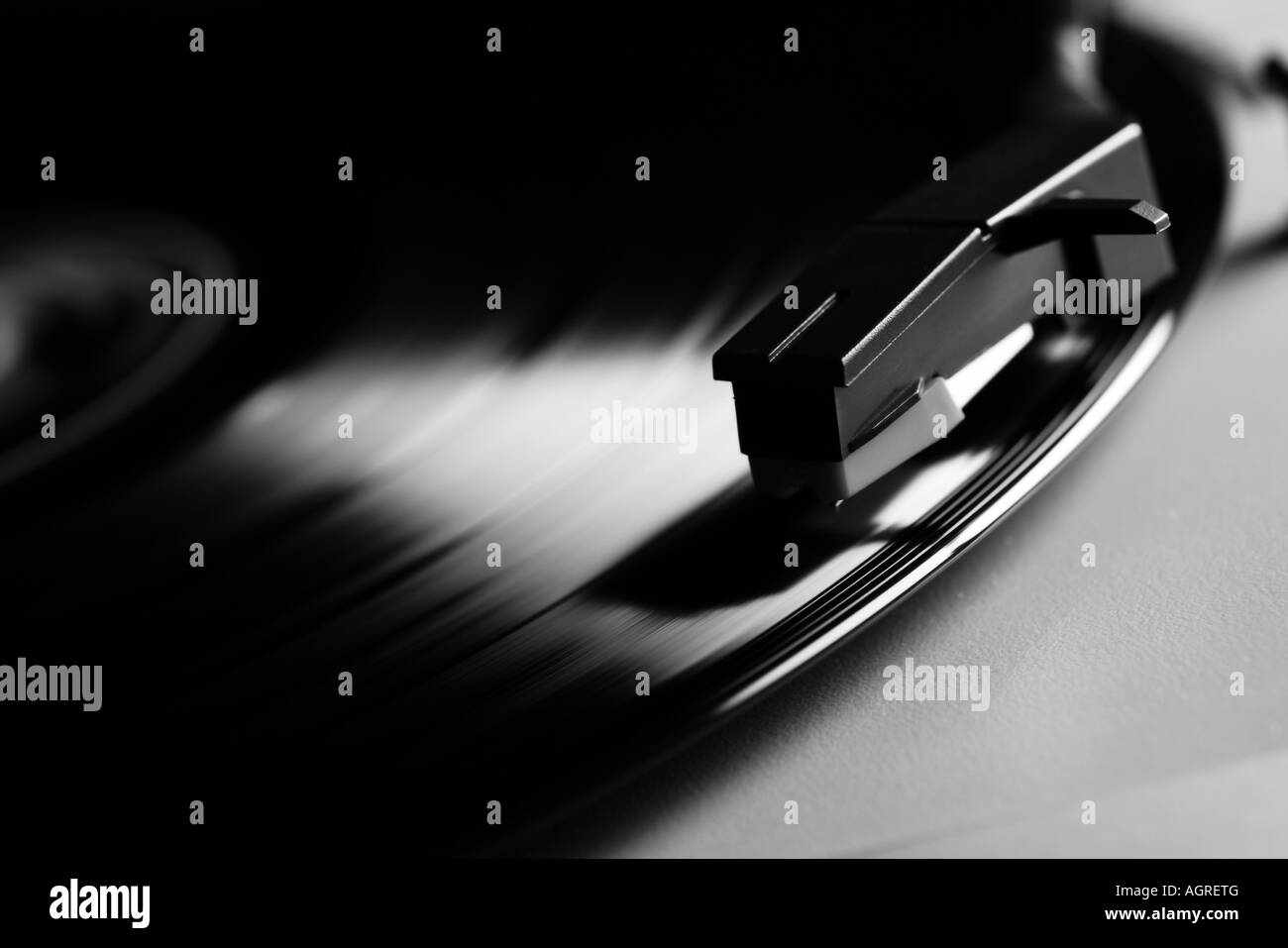 Spinning record Black and White Stock Photos & Images - Alamy