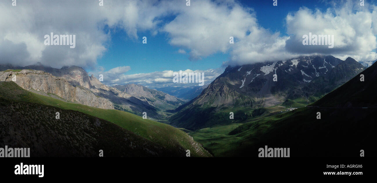 Valley in the alps Stock Photo - Alamy
