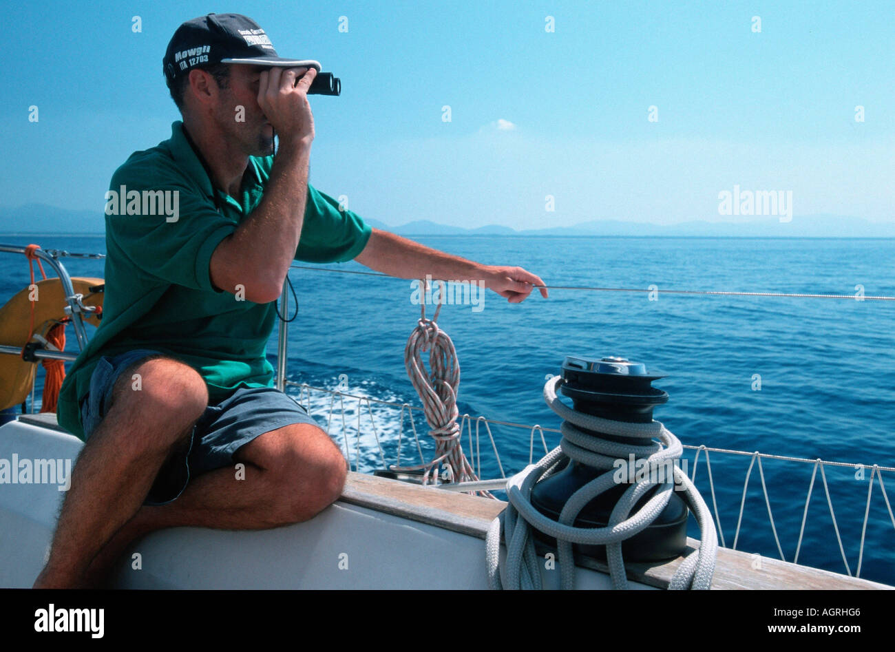 Man on ship hi-res stock photography and images - Alamy