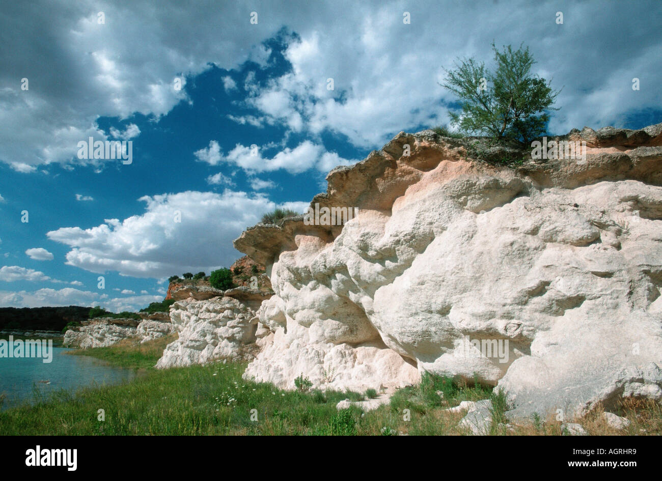 Lagunas de Ruidera Stock Photo - Alamy