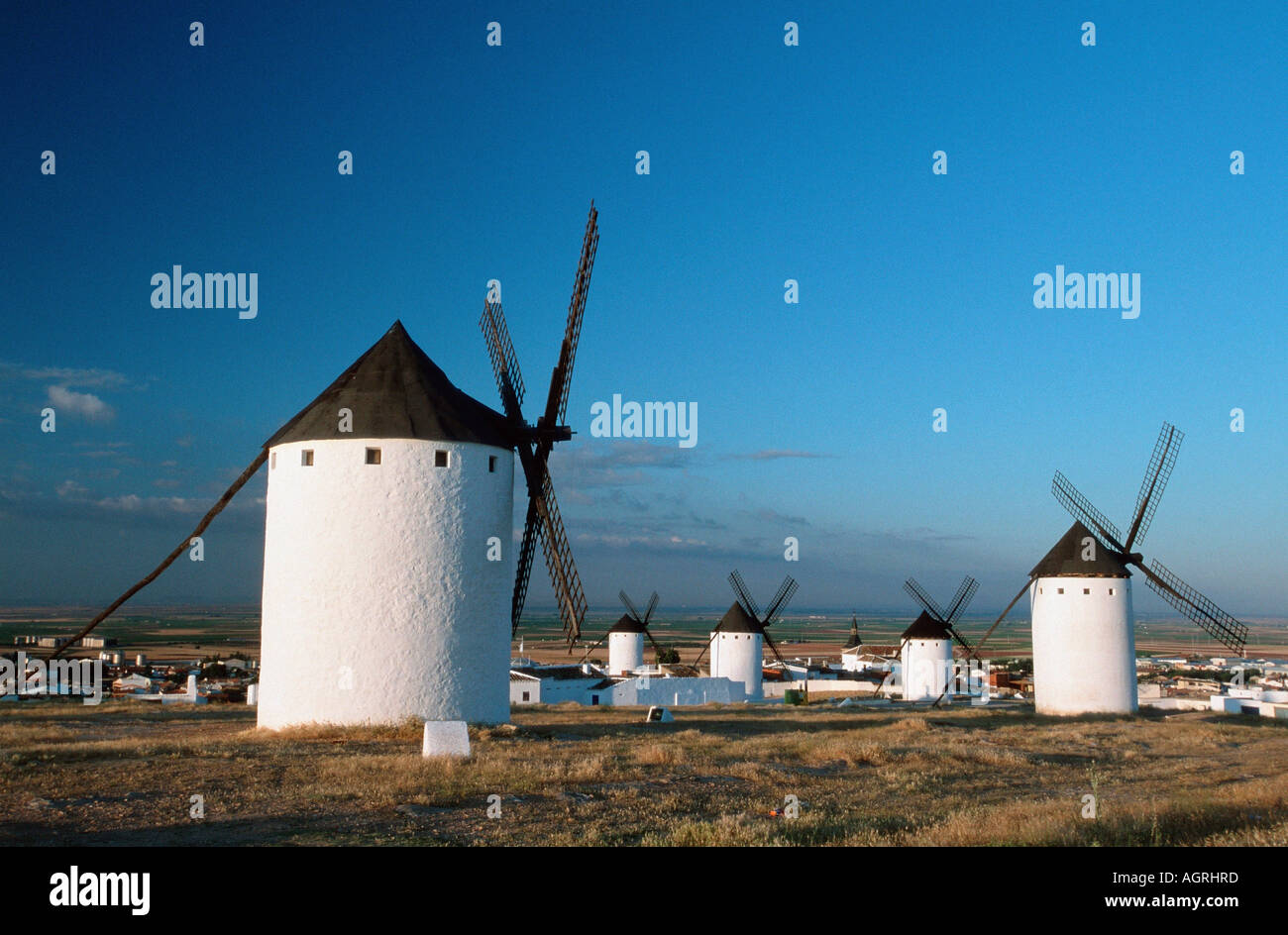 Don Quichote windmills Stock Photo - Alamy