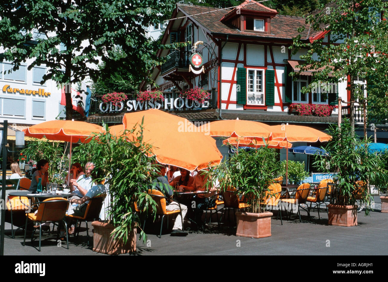 Restaurant 'Old Swiss House' Stock Photo - Alamy