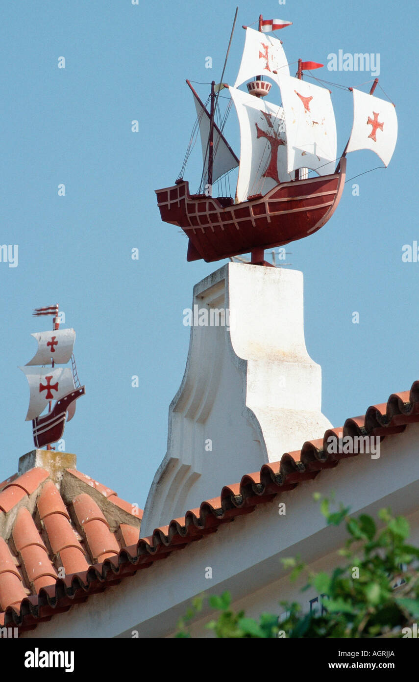 Ship on rooftop Stock Photo - Alamy