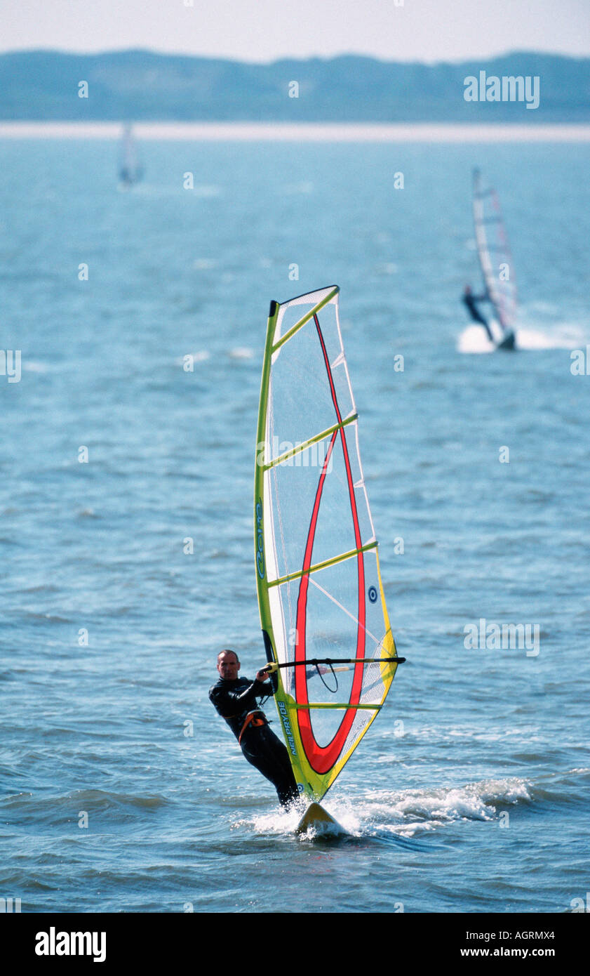 Upright wind surfer hi-res stock photography and images - Alamy