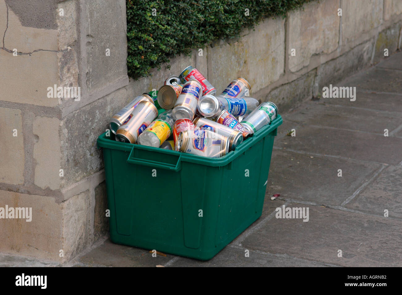 Cans for recycling Stock Photo - Alamy
