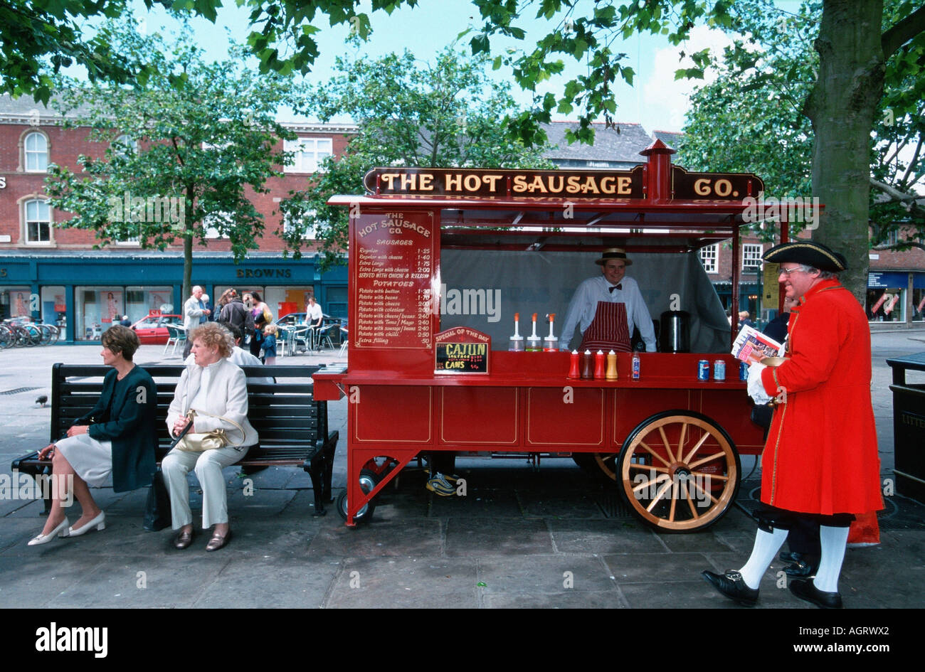 Hot-dog Stand / Sausage Stand Stock Photo - Alamy