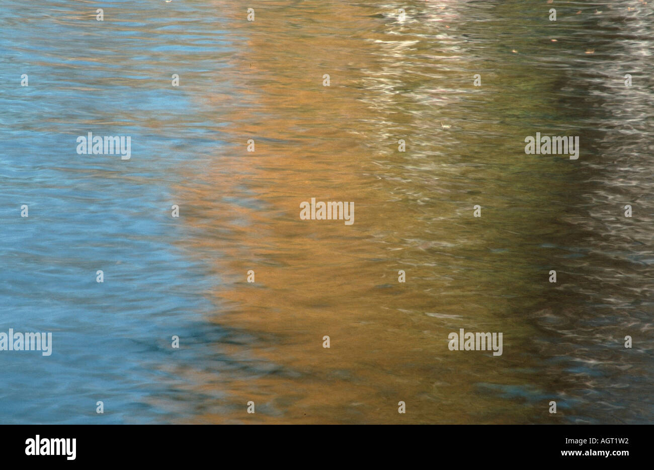 Reflections on water Stock Photo - Alamy
