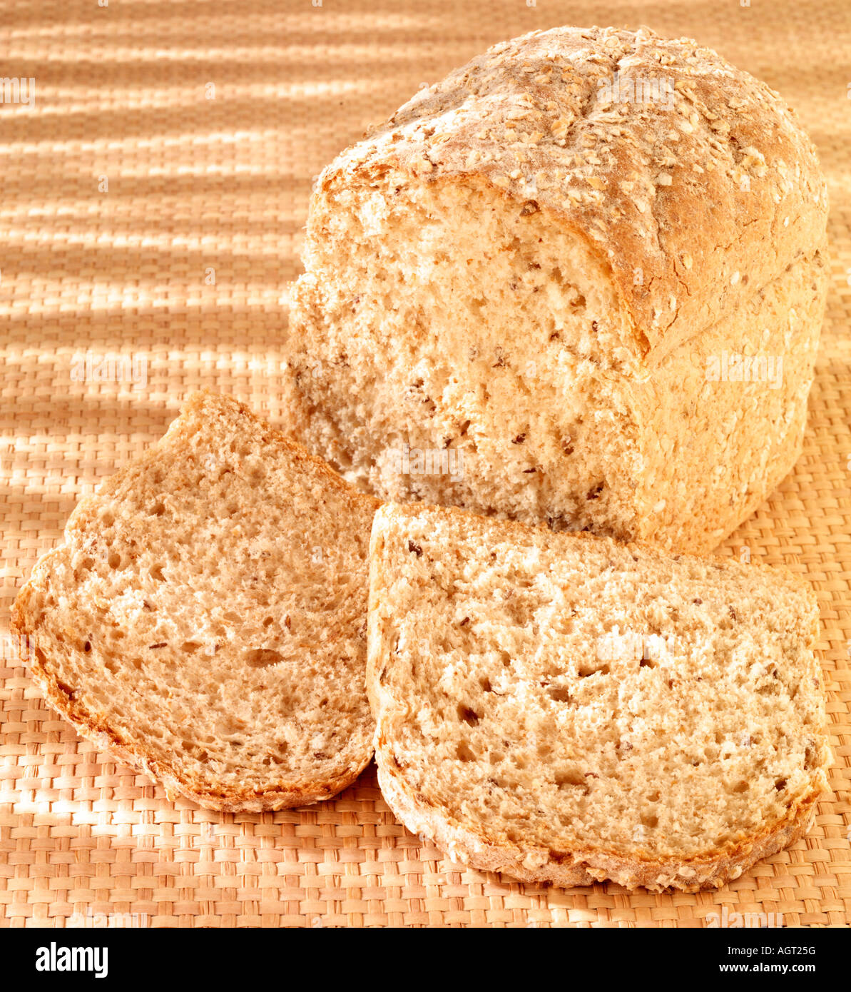 ORGANIC OAT BREAD Stock Photo - Alamy