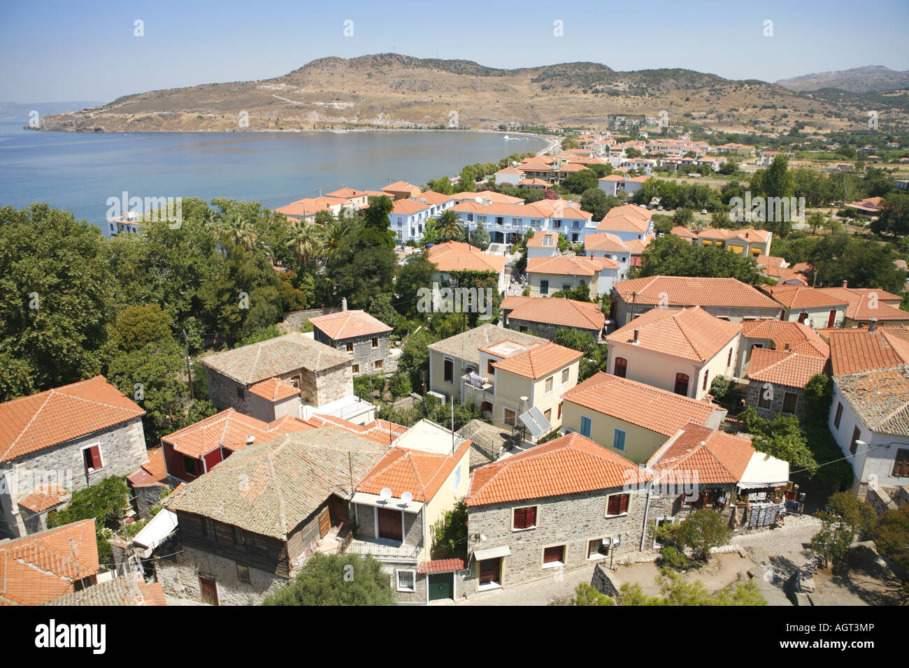 Petra Island Lesbos Greece Stock Photo - Alamy
