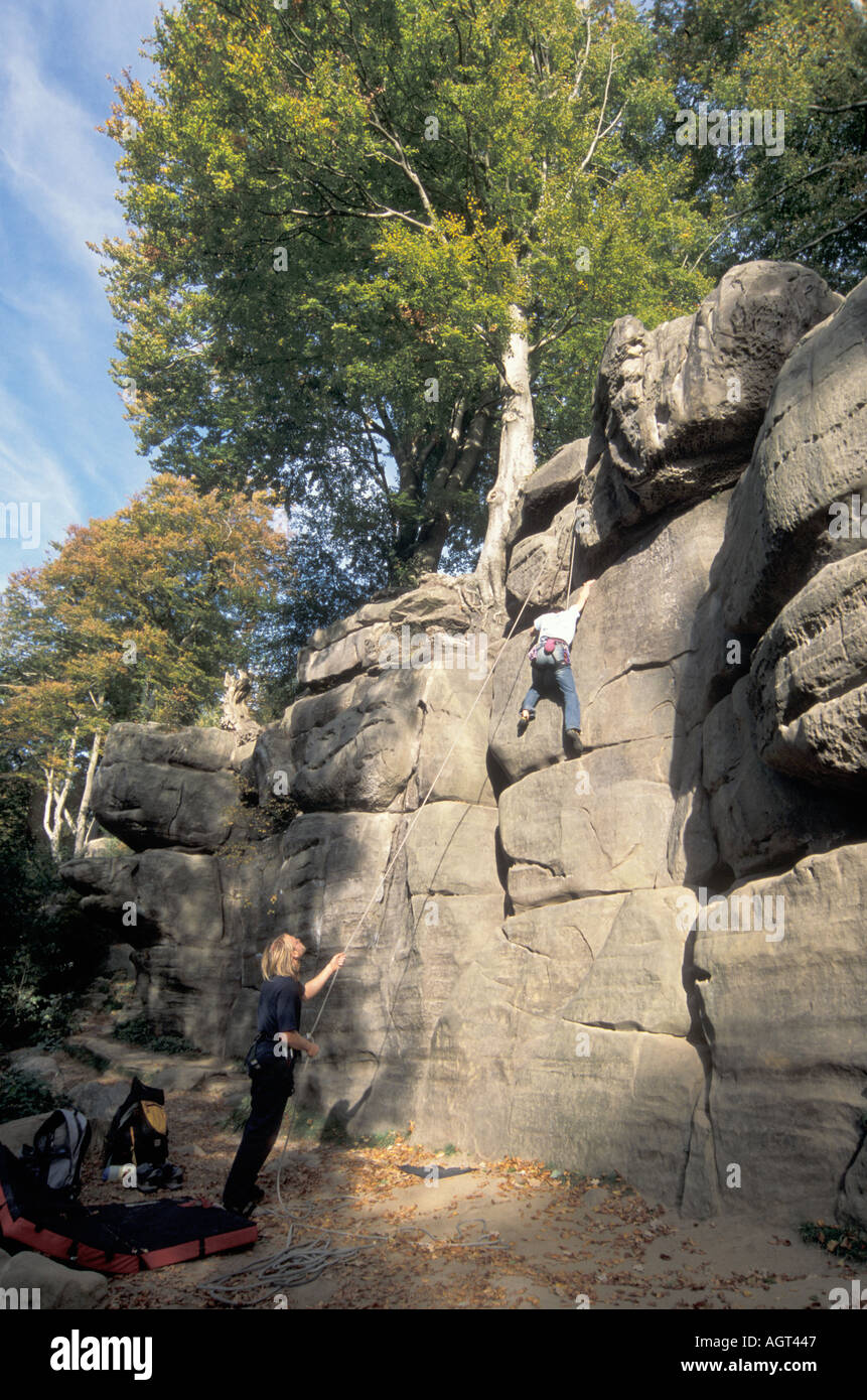 Climbing harrisons rocks hi-res stock photography and images - Alamy