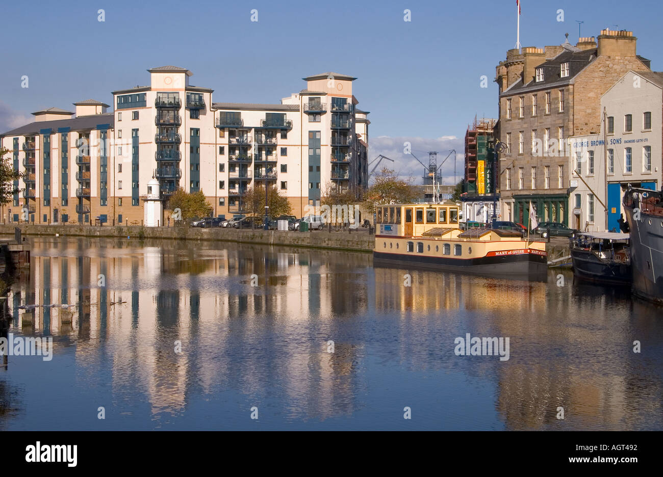 Old leith docks edinburgh scotland hi-res stock photography and images ...