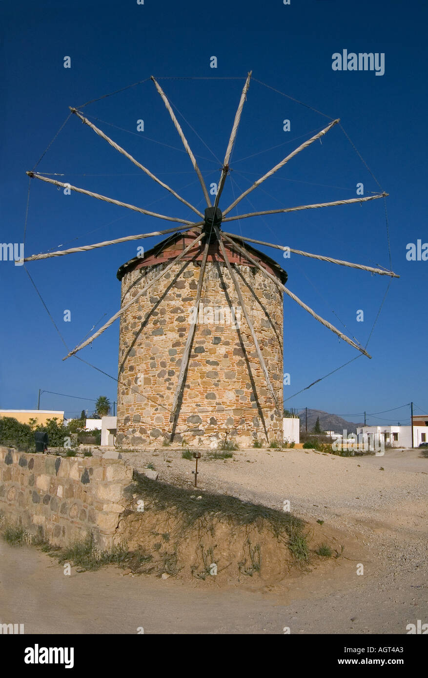 dh Antimacheia ANTIMACHEIA GREECE KOS Traditional corn mill tower with ...