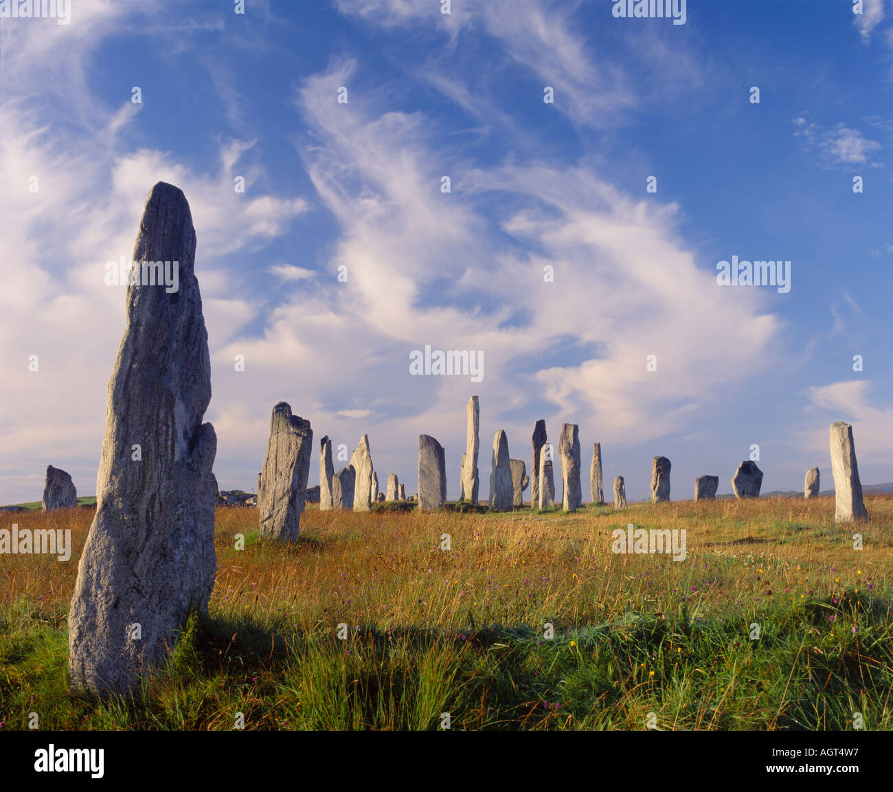 Callanish Standing Stones, Isle of Lewis, Western Isles, Scotland, UK ...