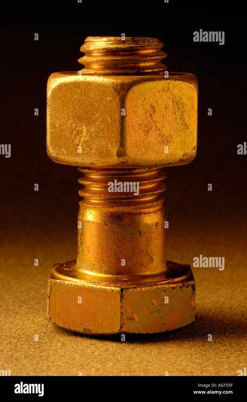 Nut and bolt Stock Photo - Alamy