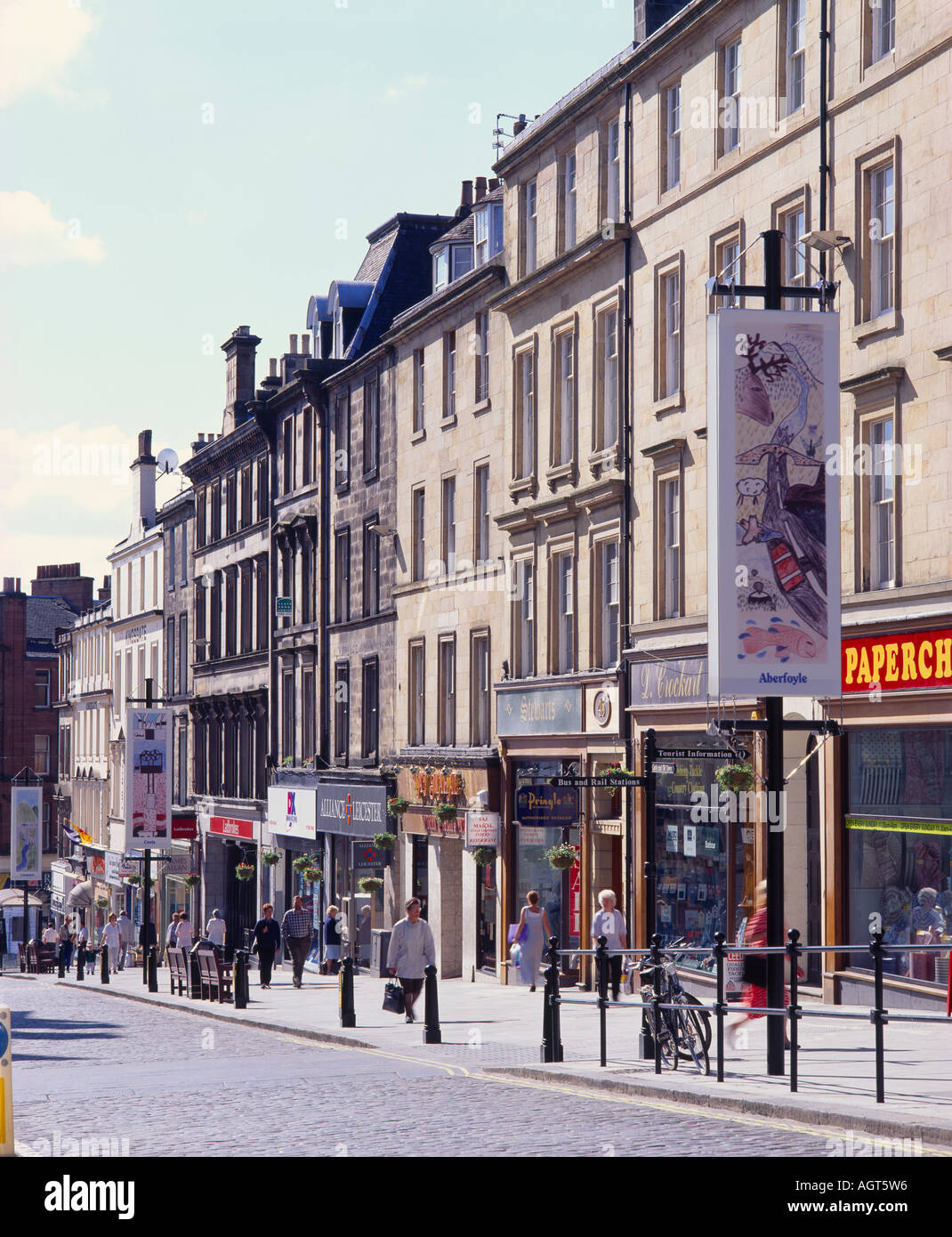 King Street, Stirling City, Scotland, UK Stock Photo - Alamy
