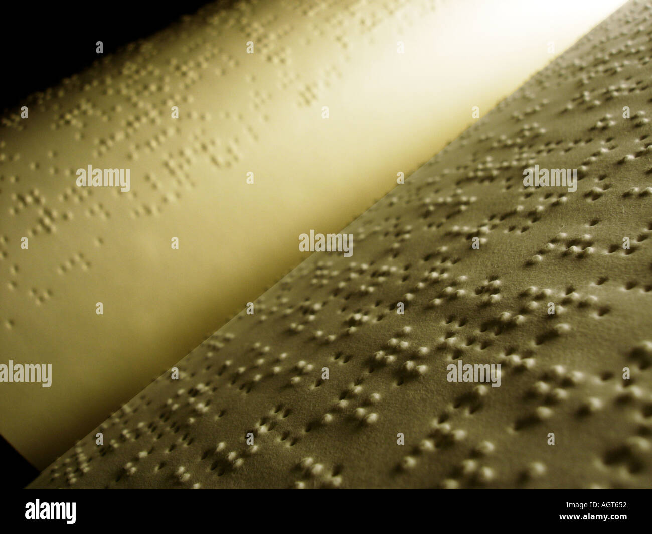 Braille textbook Stock Photo - Alamy