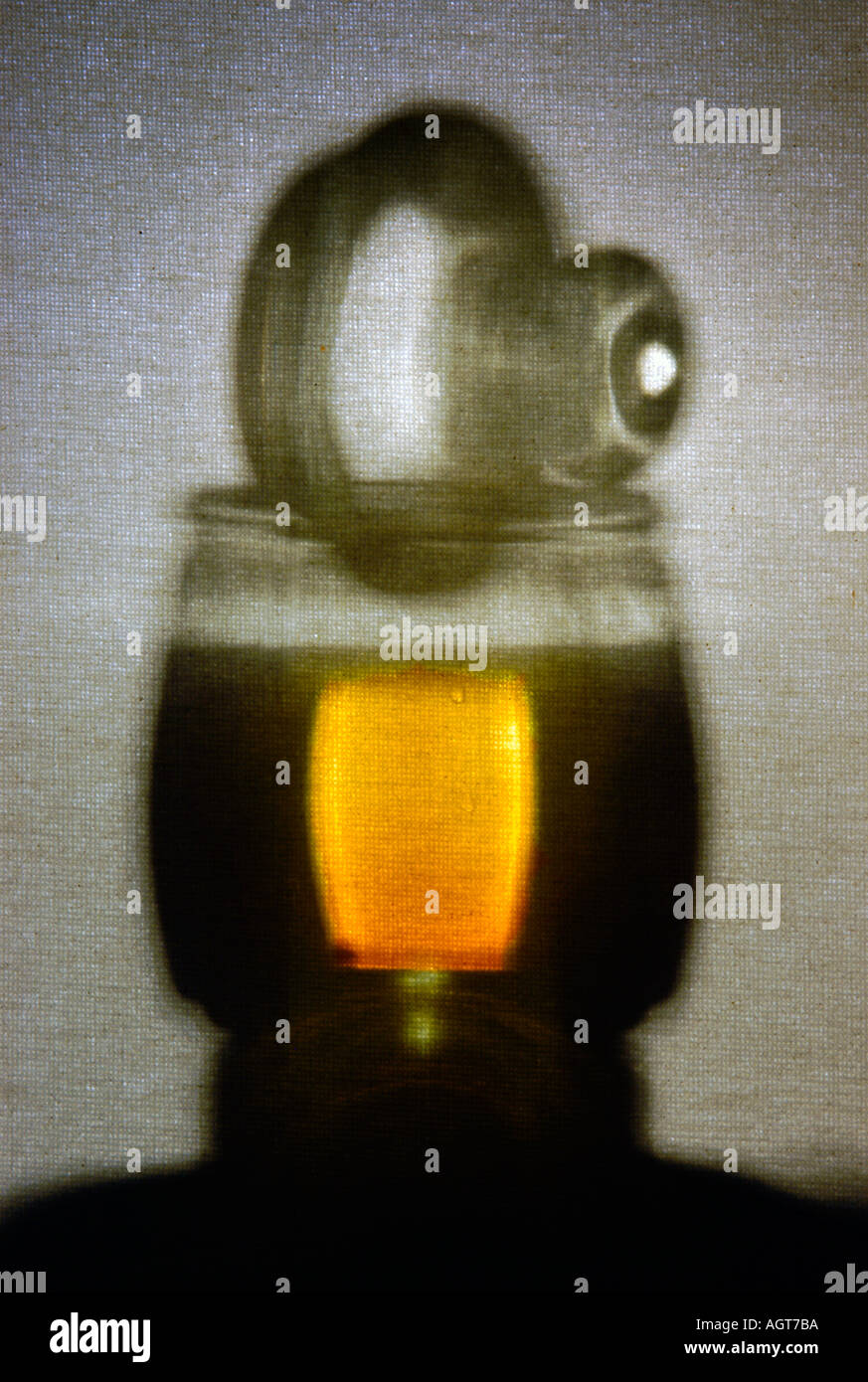 Still life with ornamental glass jar Stock Photo - Alamy