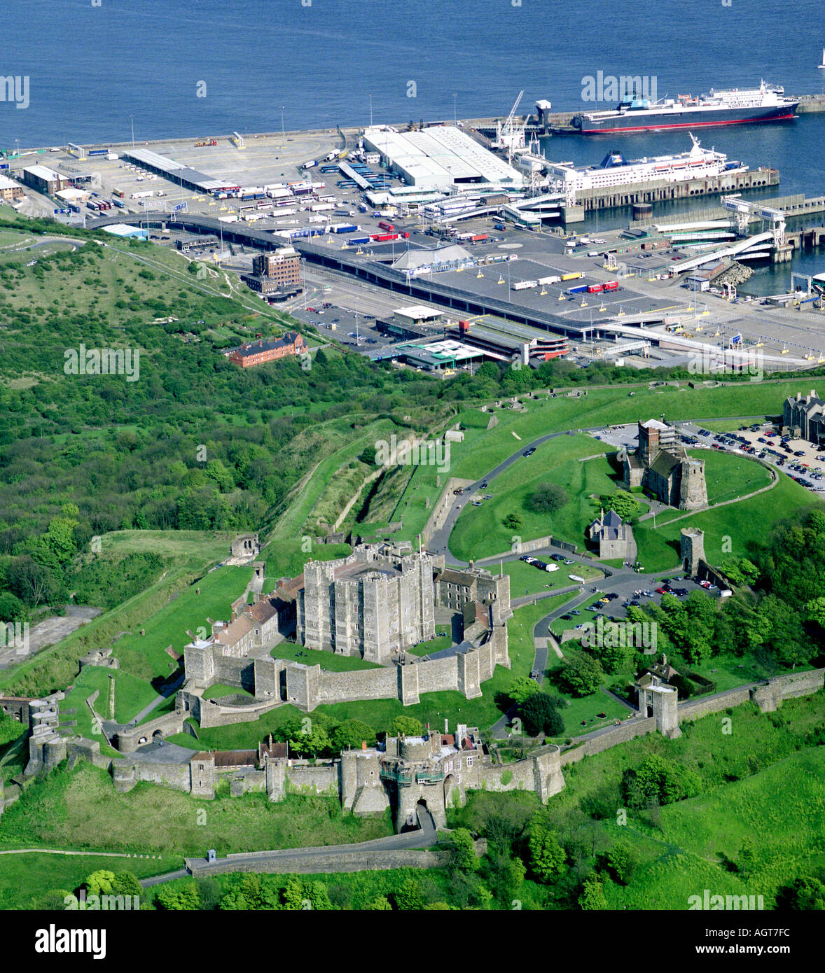 Dover Port Aerial High Resolution Stock Photography and Images - Alamy