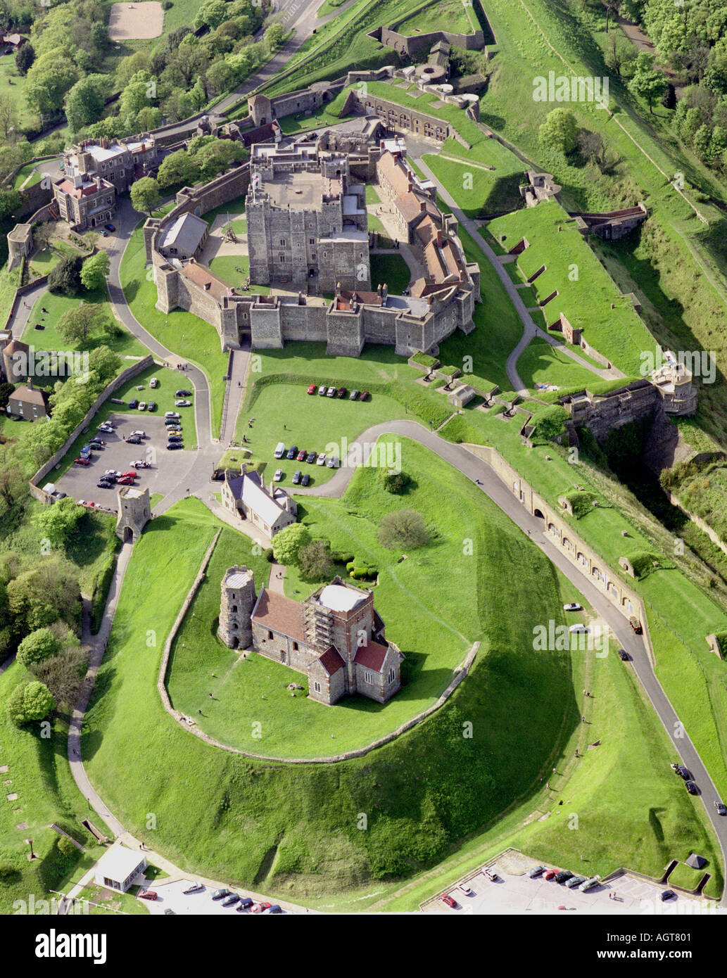 Dover castle aerial hi-res stock photography and images - Alamy