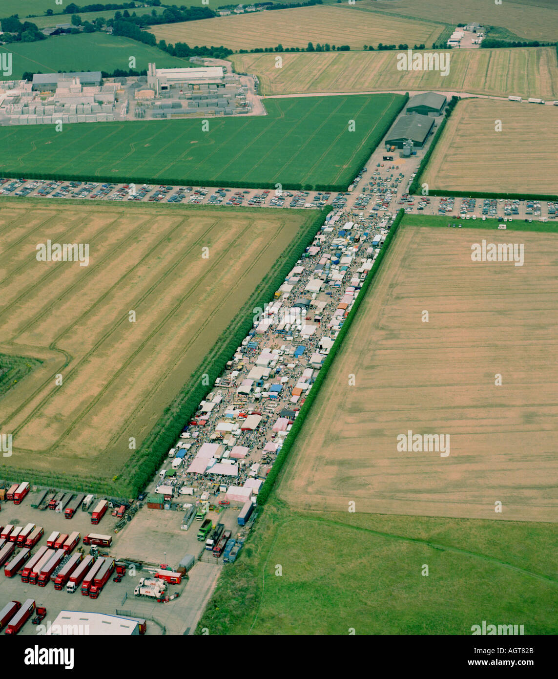Aerial View of Ford Market Stock Photo - Alamy