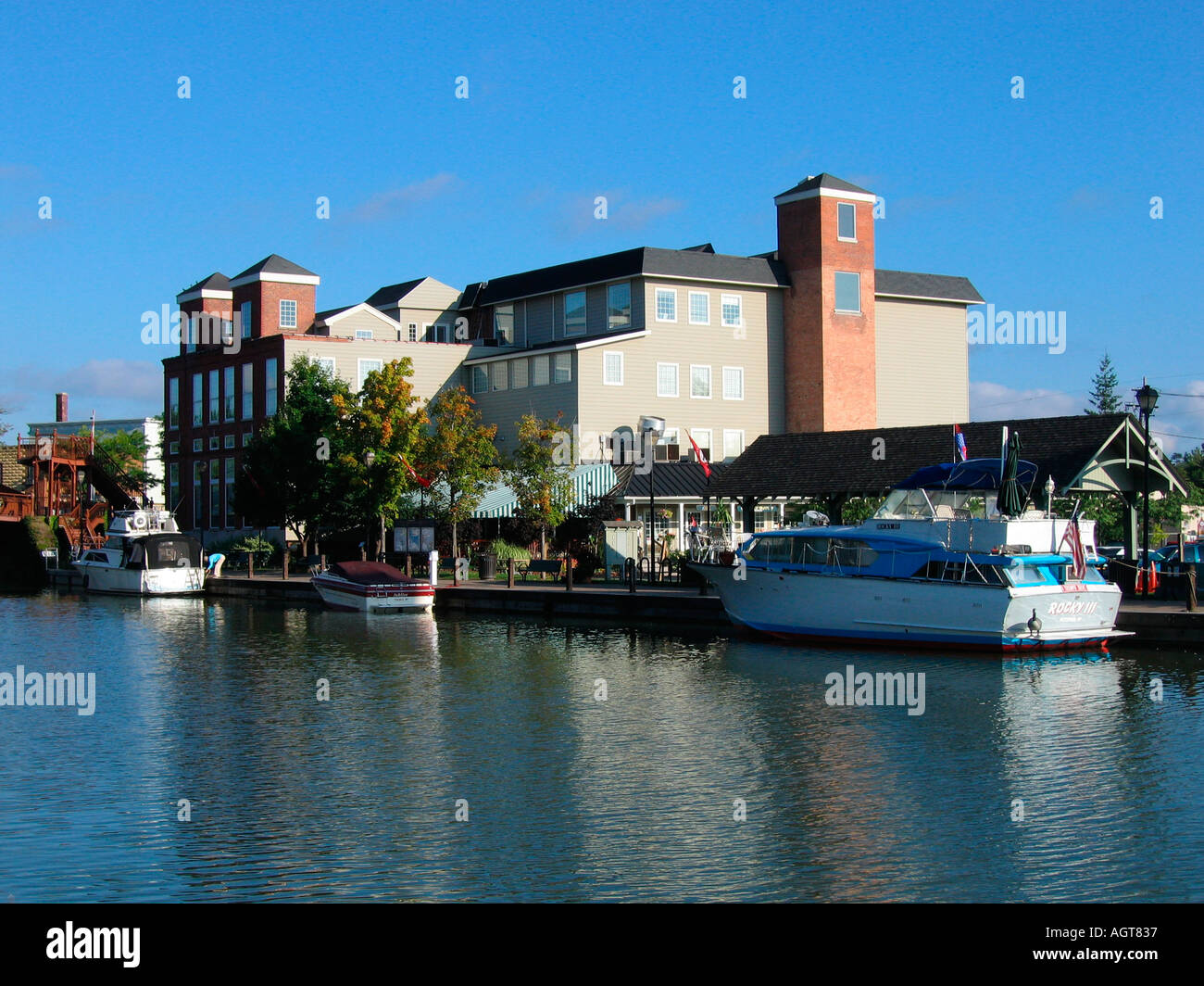Historic Erie Canal Fairport NY USA Stock Photo - Alamy