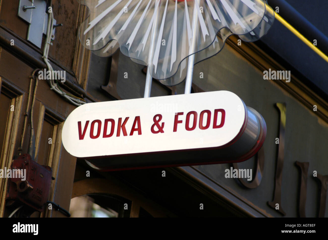 vodka and food Stock Photo - Alamy