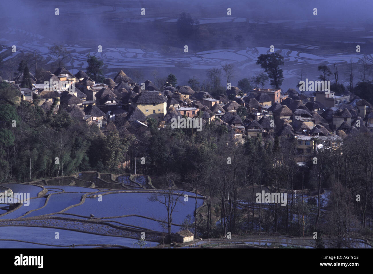 Xincun, a village of the Hani minority, is set in the middle of ...