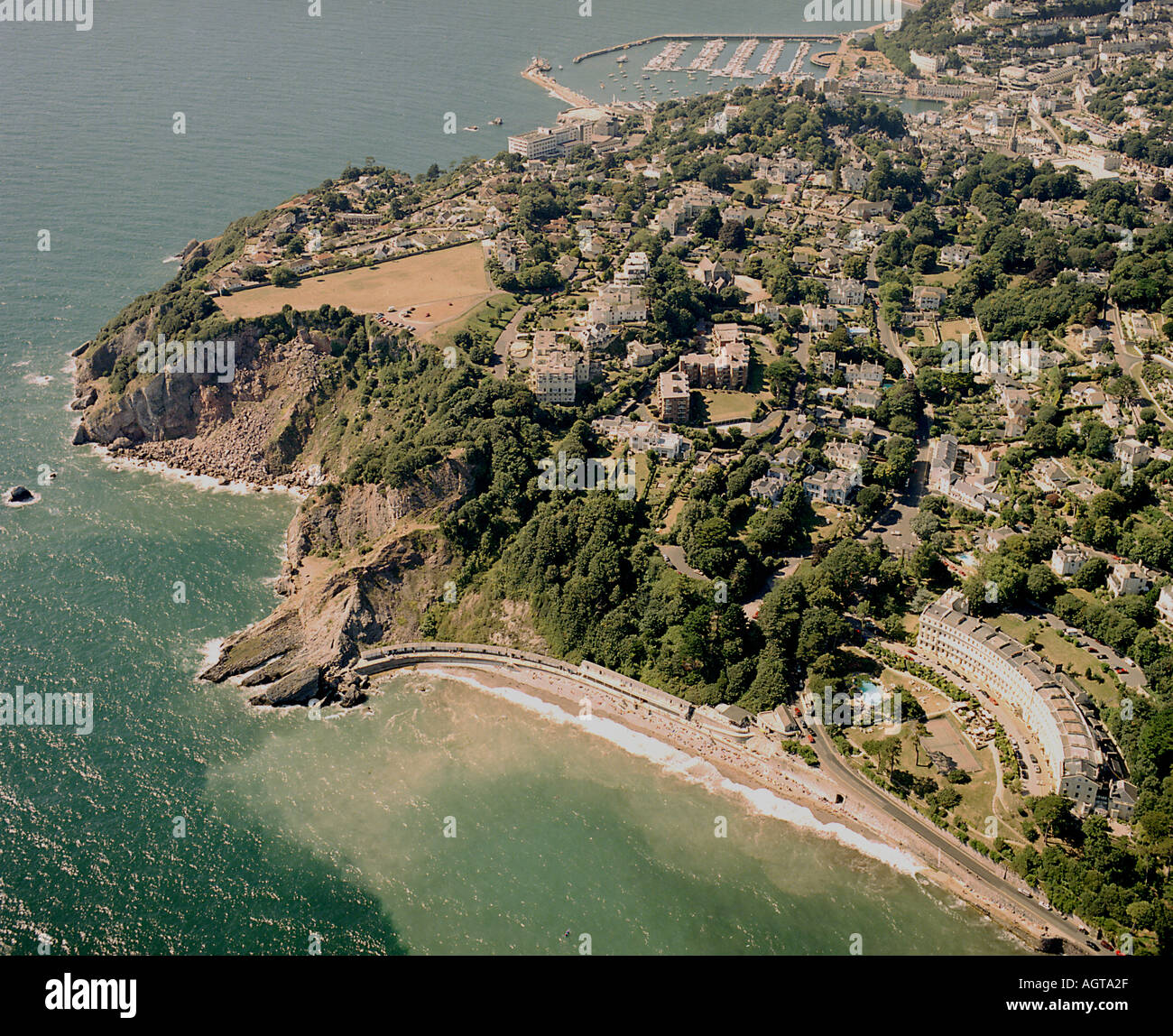 Aerial View from the South of Torquay Stock Photo - Alamy