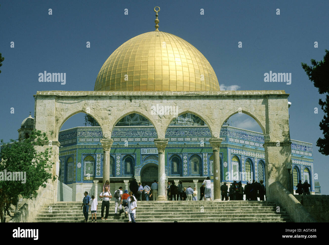 Dome of the Rock Haram Ash Sharif Temple Mount Jerusalem Al Quds Israel ...