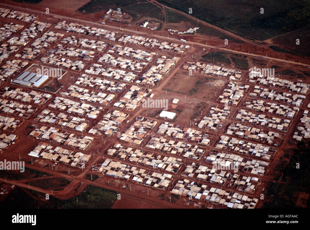 Shanty town aerial DF Brasilia Brazil Stock Photo - Alamy