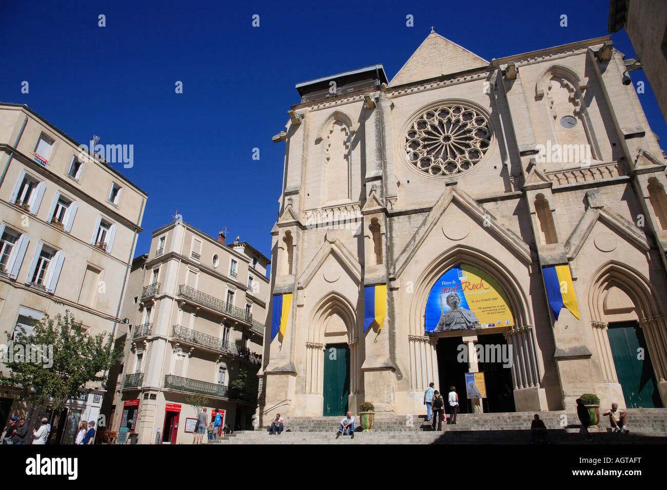 France Languedoc Montpellier St Roch church Stock Photo - Alamy