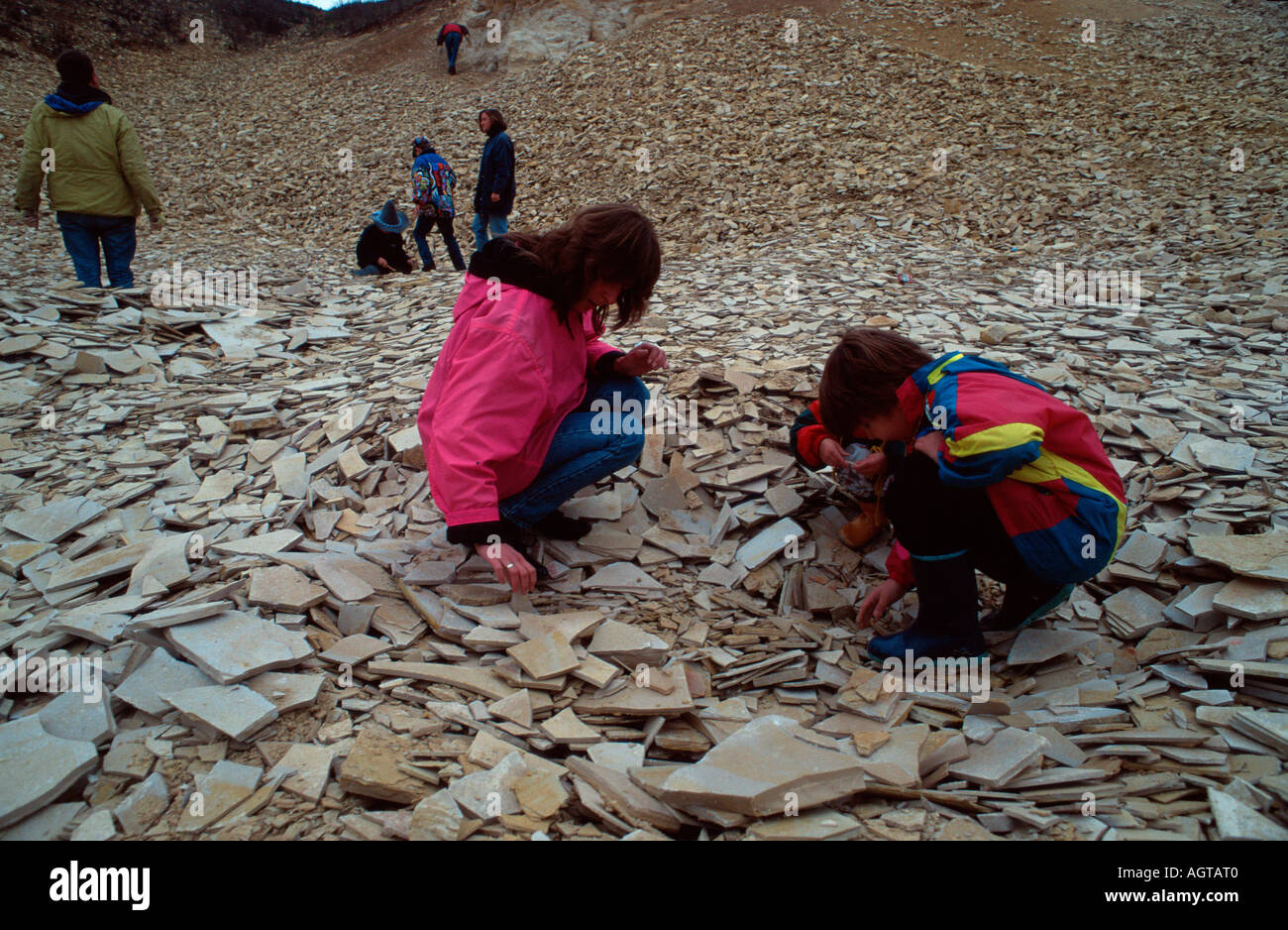 People in quarry Stock Photo - Alamy