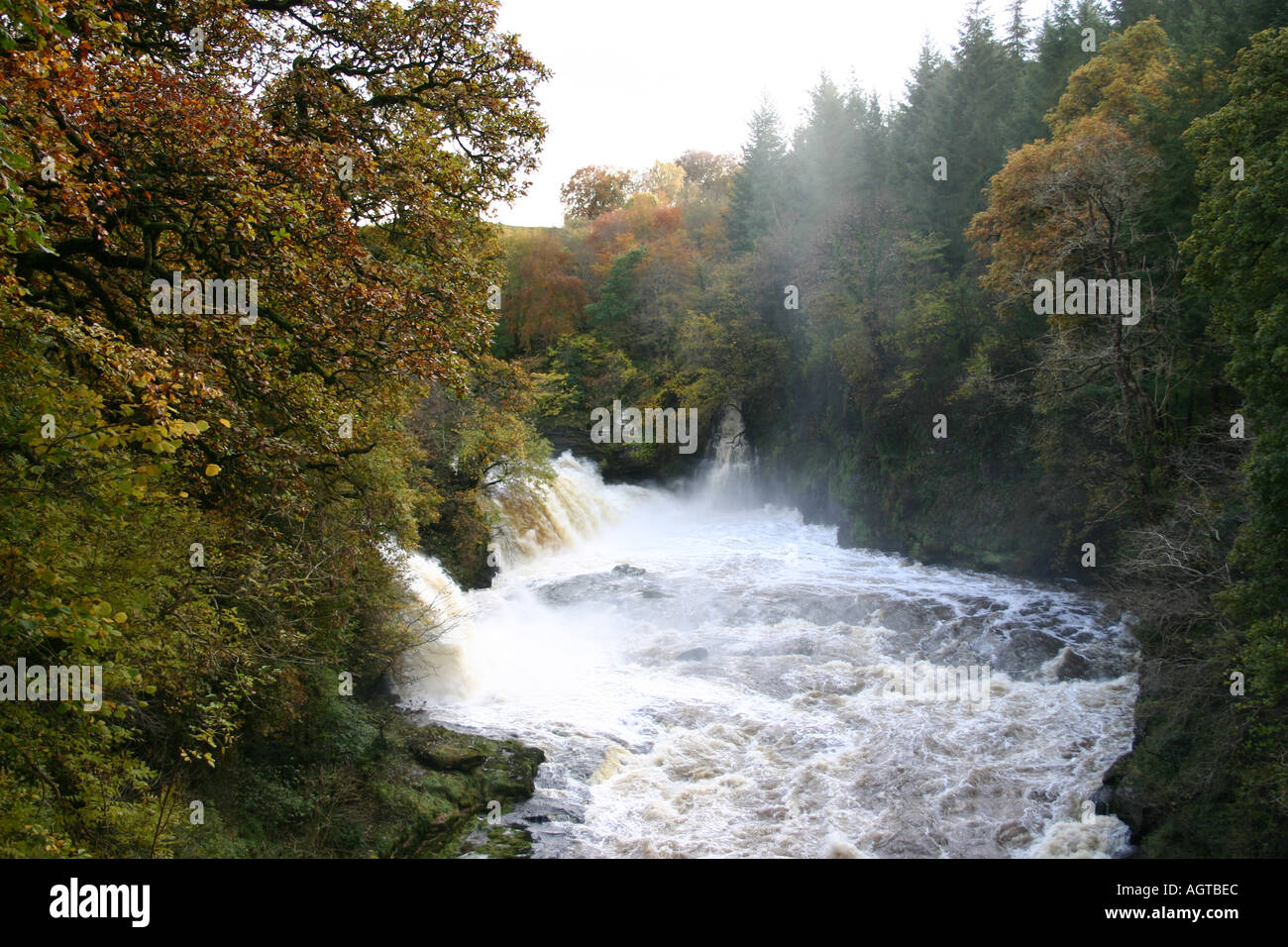 Autumn falls of clyde hi-res stock photography and images - Alamy