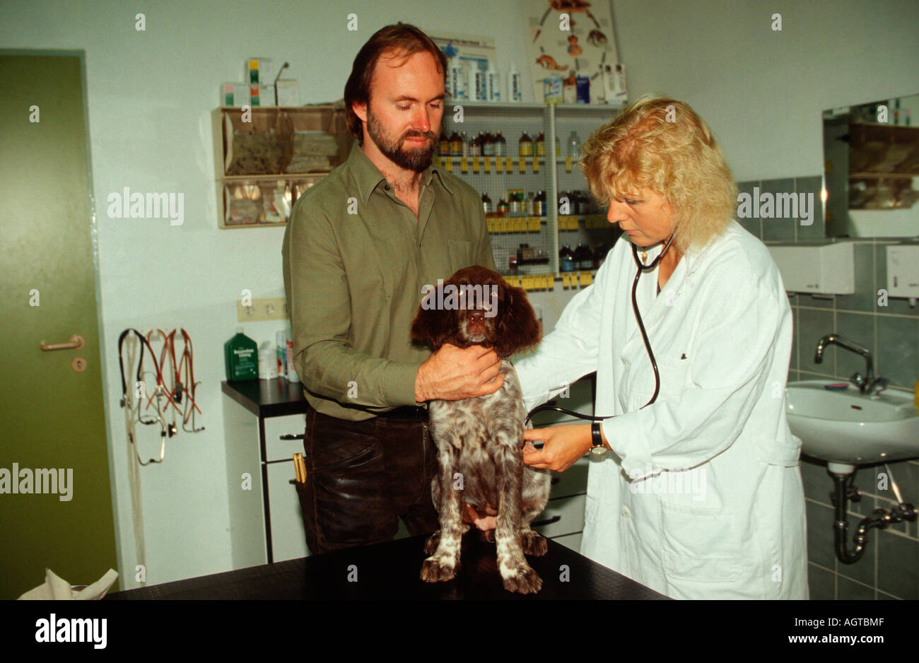 Man with Pointer Stock Photo - Alamy