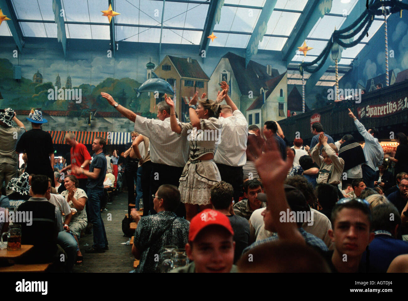 Beer tent oktoberfest hi-res stock photography and images - Alamy