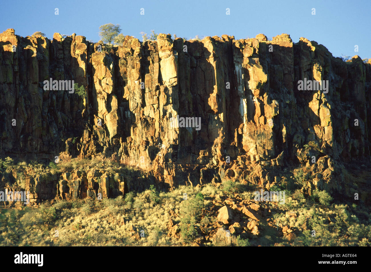 Cliffs of Waterburg Plateau Namibia Africa Stock Photo - Alamy