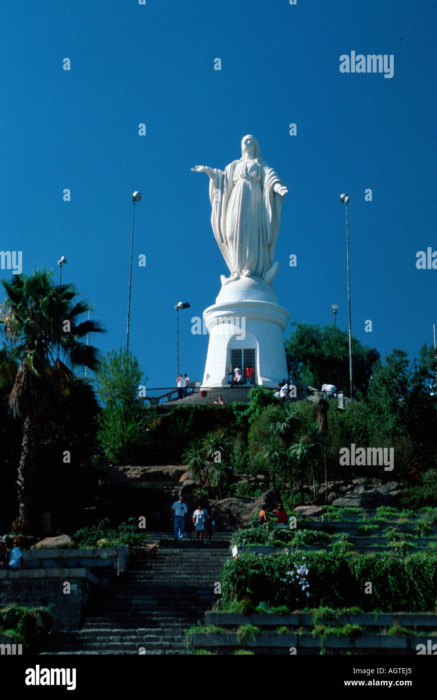 Cerro San Cristobal / Santiago de Chile Stock Photo - Alamy