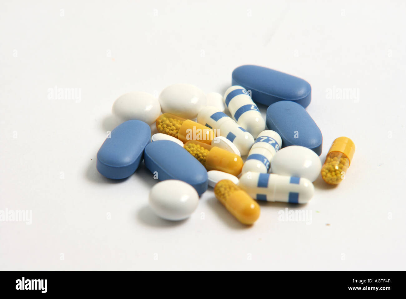 medical concepts multy color pills Stock Photo - Alamy