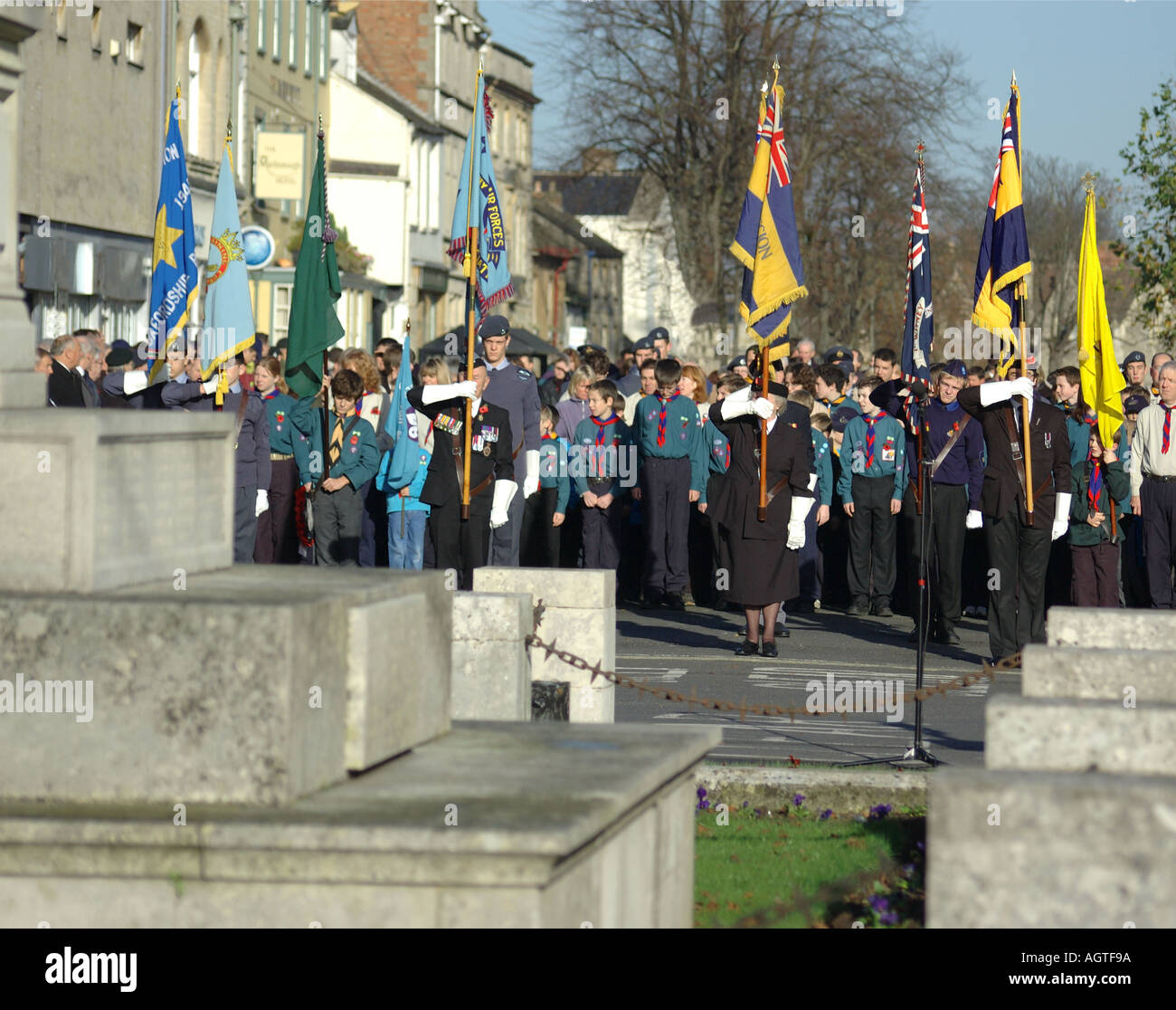 Parade on Remembrance Sunday 2004 Stock Photo - Alamy