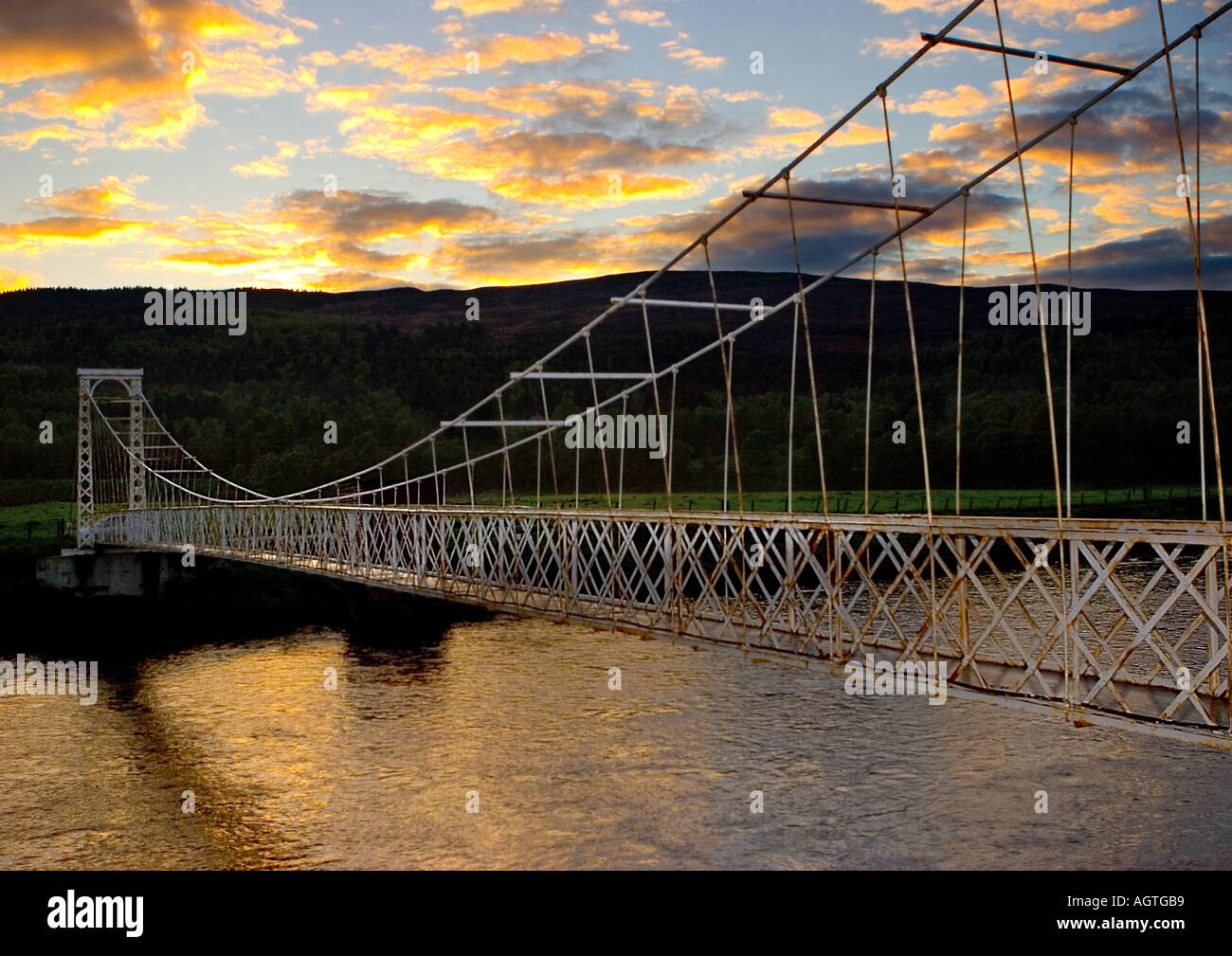Polhollich suspension bridge hi-res stock photography and images - Alamy