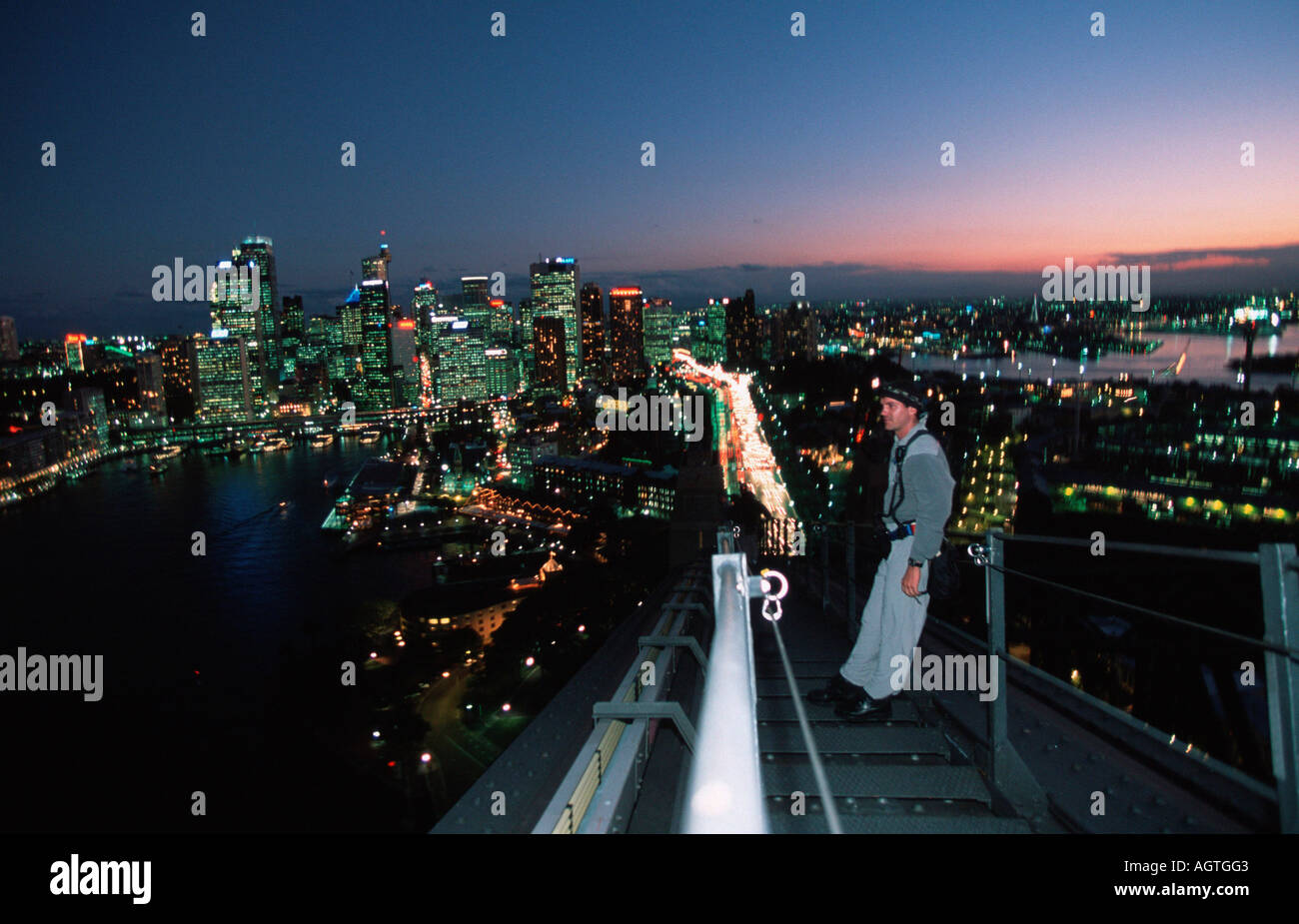Sydney bridge climb night hi-res stock photography and images - Alamy