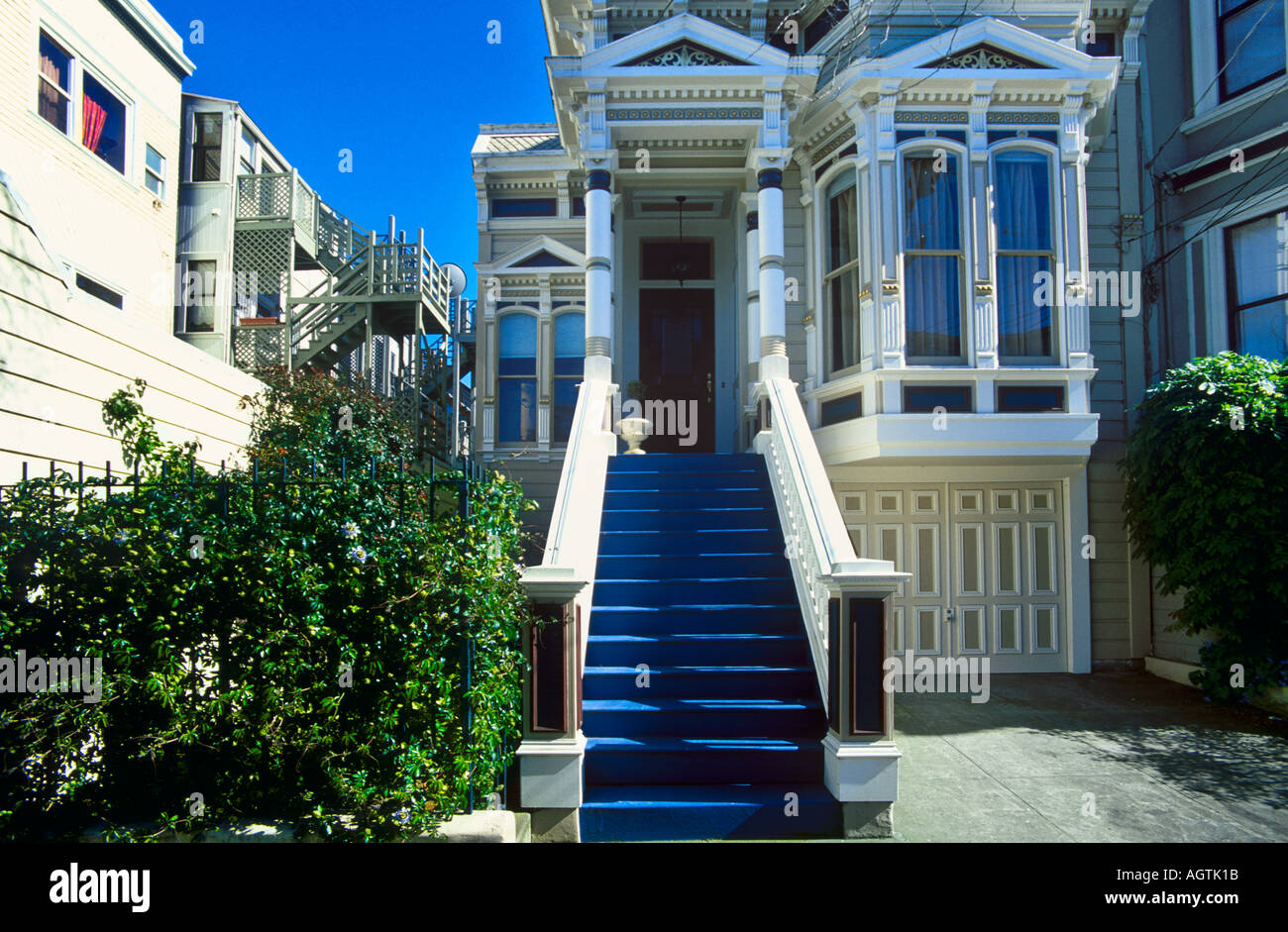 VICTORIAN HOUSE IN HAIGHT ASHBURY SAN FRANCISCO Stock Photo - Alamy