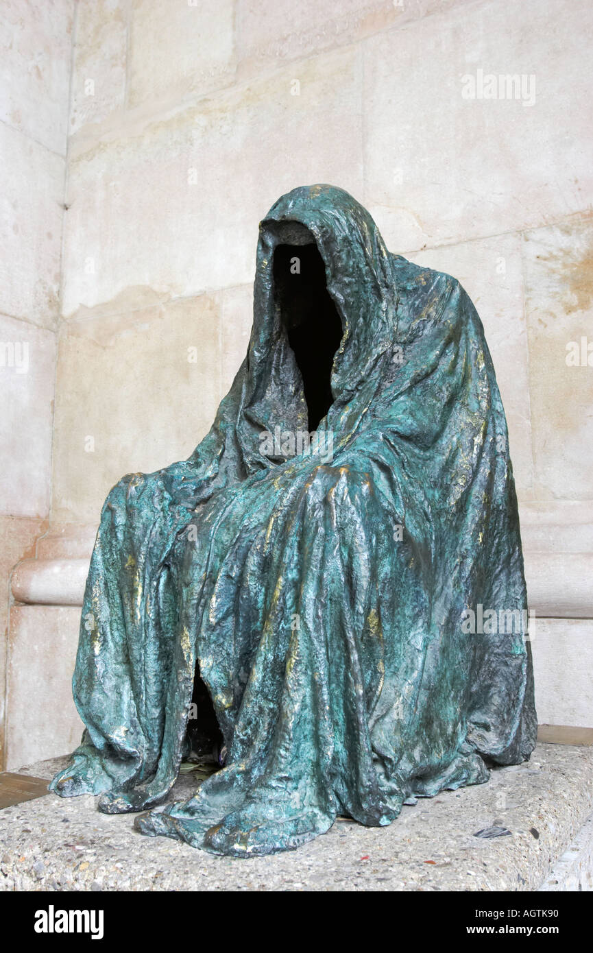 Cloaked Figure Statue