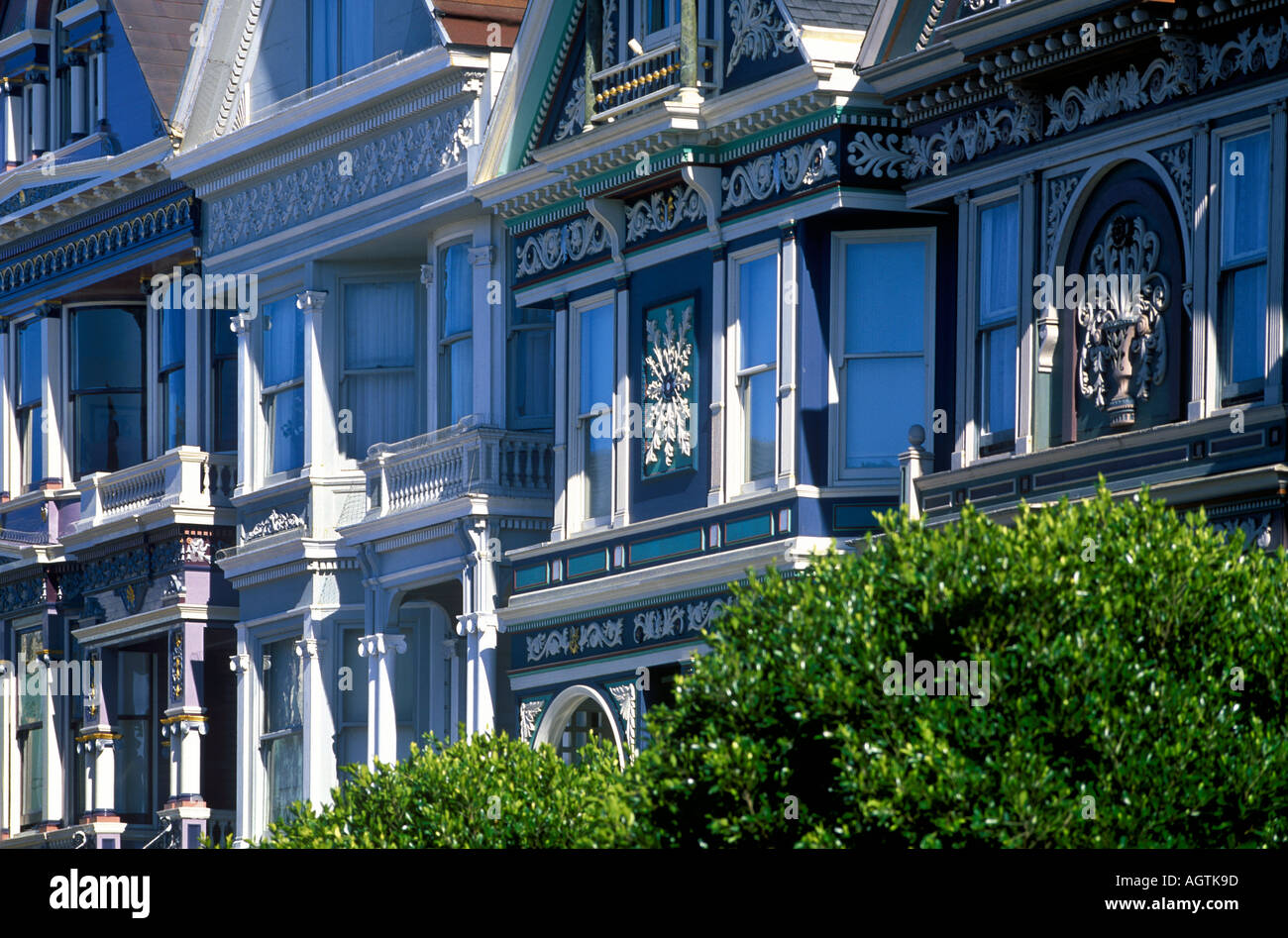 Victorian houses in haight ashbury hi-res stock photography and images ...