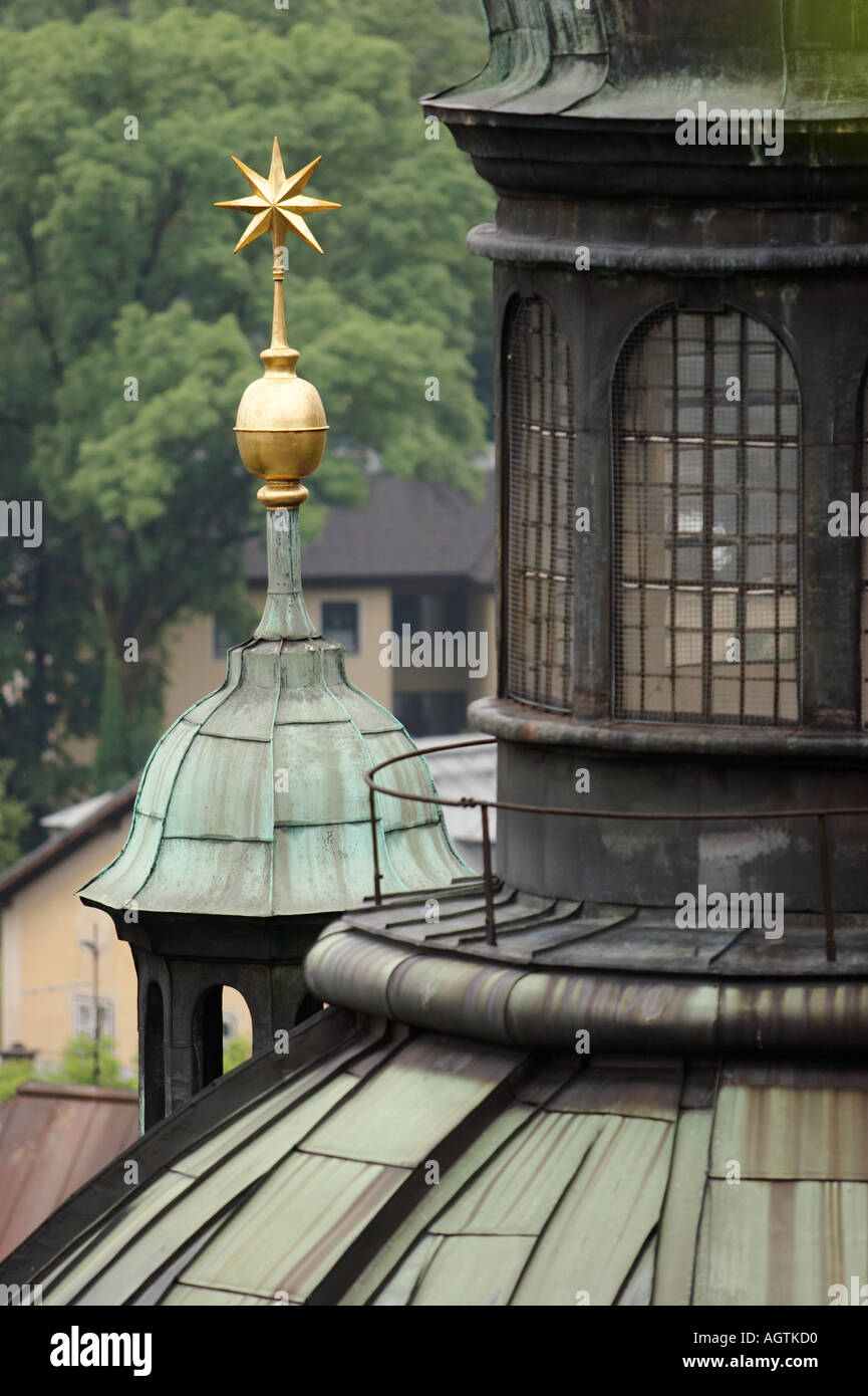 Belfries of St. Erhard parish church. Salzburg, Austria Stock Photo - Alamy